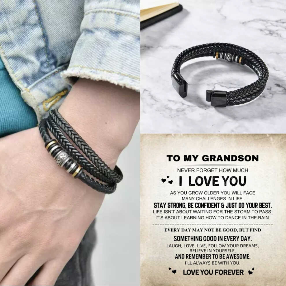 To My Grandson ‘Love You Forever’ Bracelet – Ellie Grace Jewellery